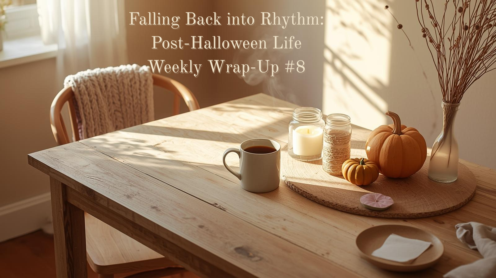 Falling Back into Easy Rhythm: Post-Halloween Life Weekly Wrap-Up #8